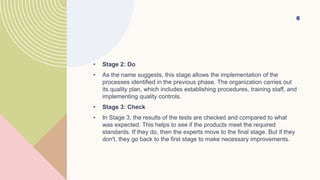 Operation management - Quality assurance in operation | PPTX