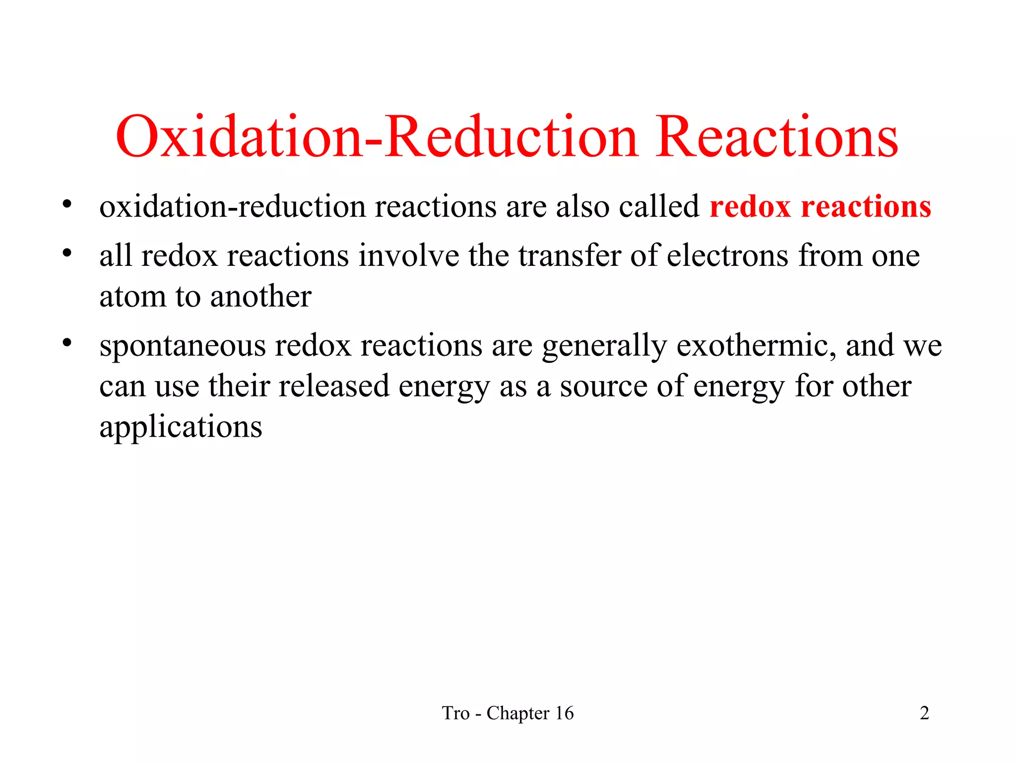Chapter 8 redox reactions ppt for class 11 CBSE | PPT