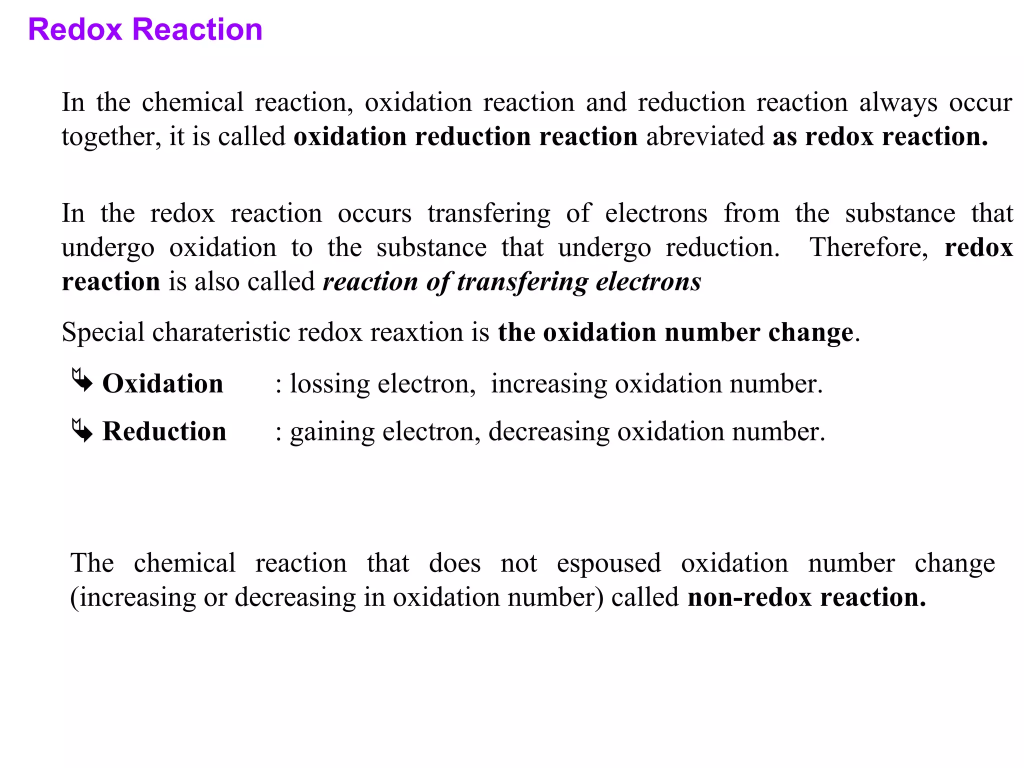 Chapter 8 redox reactions ppt for class 11 CBSE | PPT