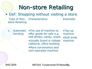 Chapter 8 (retailing) | PPT
