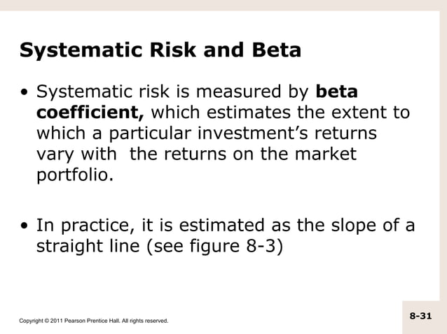 Chapter 8 risk and return | PPT