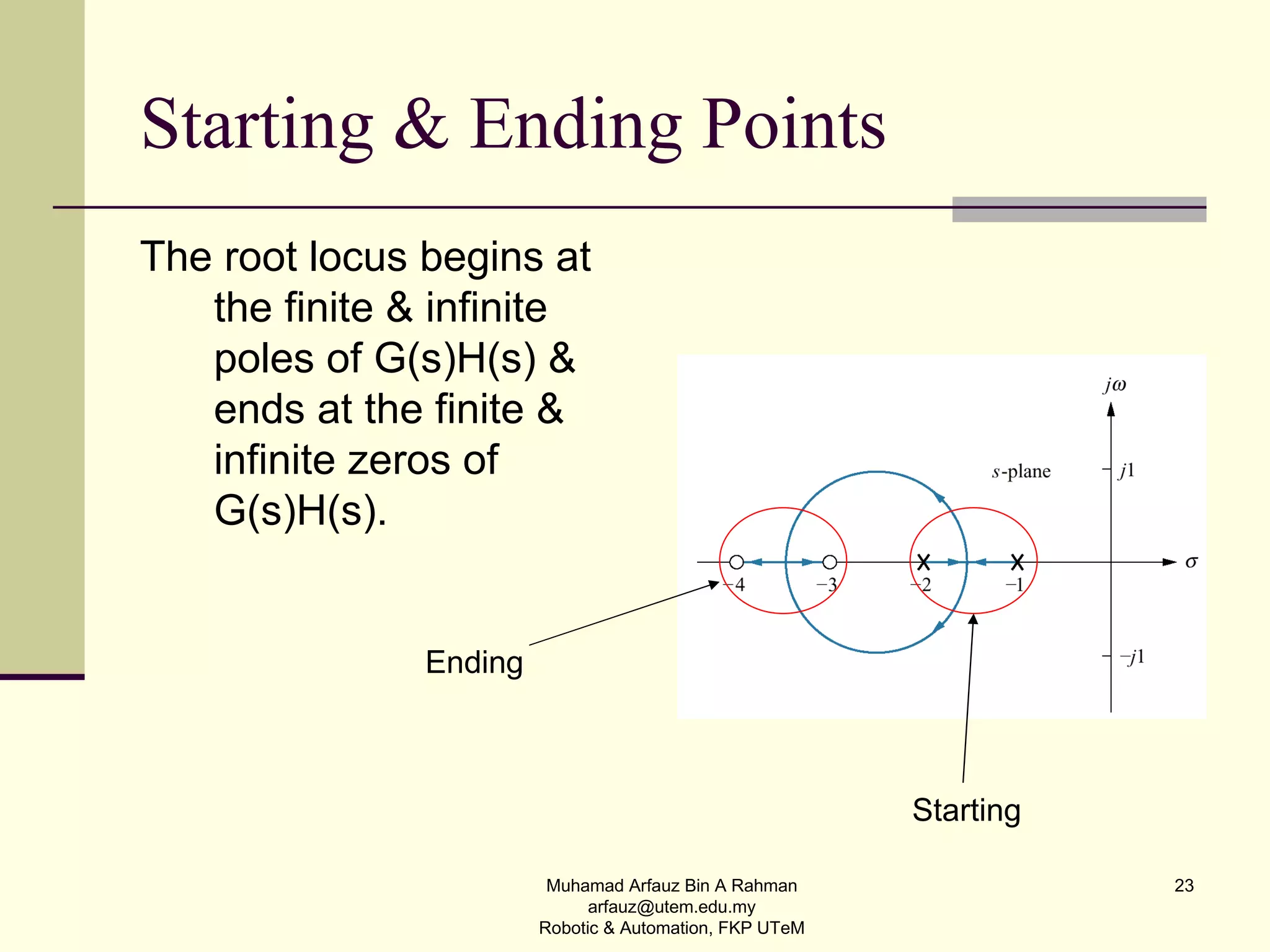 Chapter 8 Root Locus Techniques | PPT