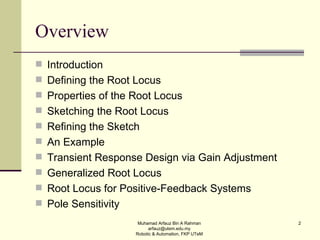 Chapter 8 Root Locus Techniques | PPT