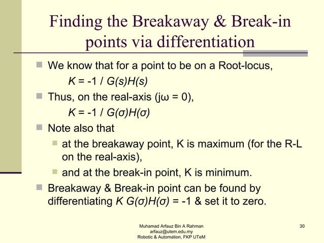 Chapter 8 Root Locus Techniques | PPT | Physics | Science