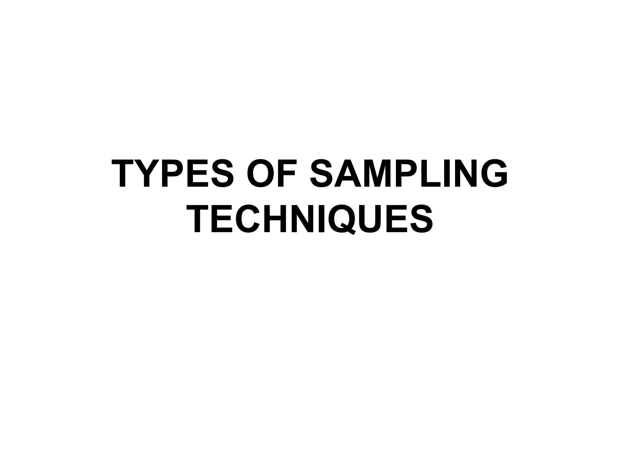 Chapter 8-SAMPLE & SAMPLING TECHNIQUES | PPT