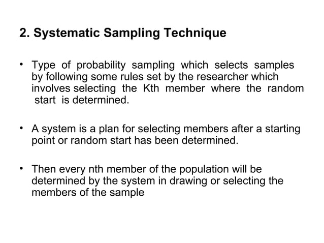 Chapter 8-SAMPLE & SAMPLING TECHNIQUES | PPT