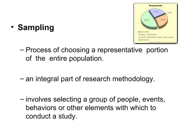 Chapter 8-SAMPLE & SAMPLING TECHNIQUES | PPT