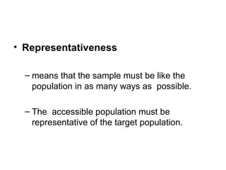 Chapter 8-SAMPLE & SAMPLING TECHNIQUES | PPT