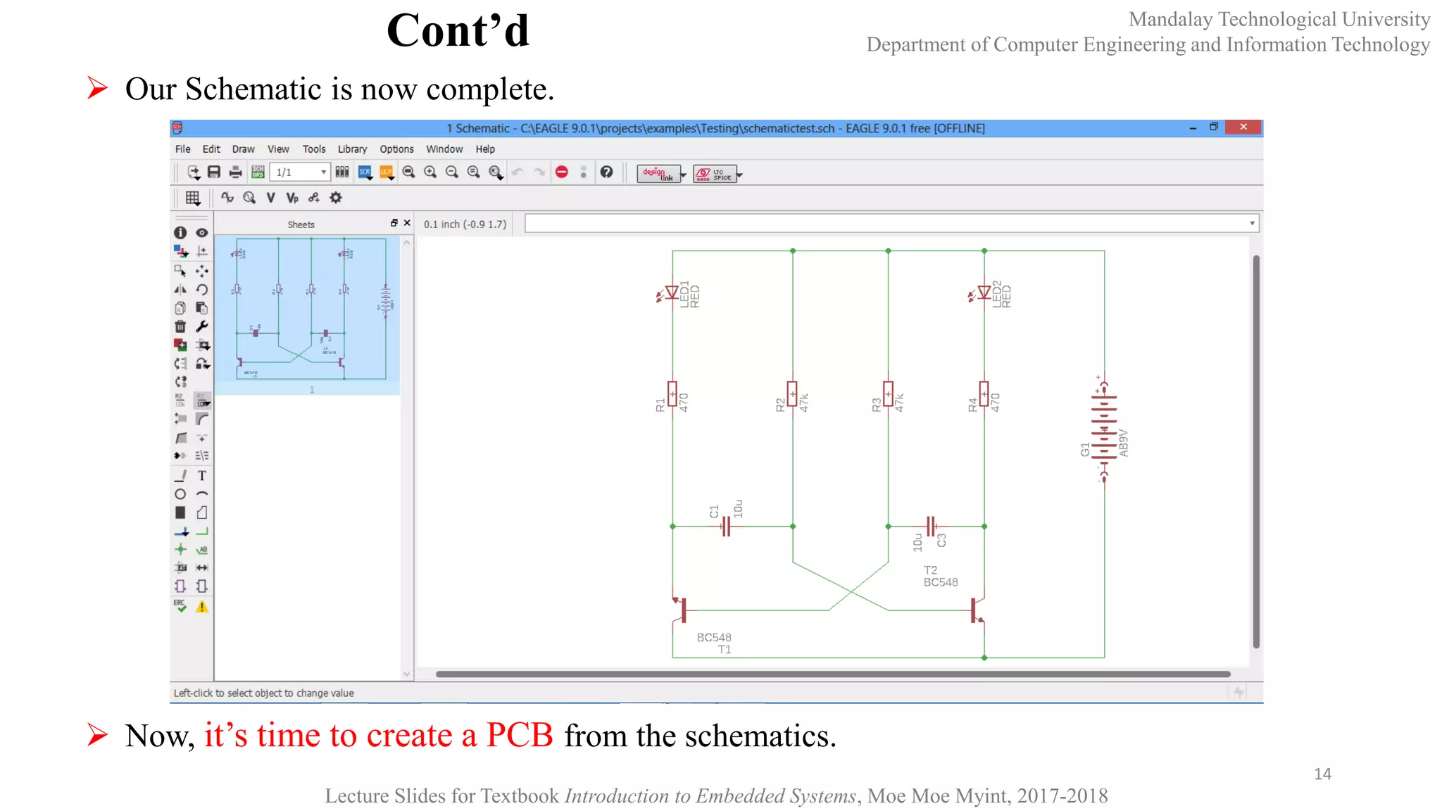 Schematic and PCB Design Using Eagle | PPTX | Desktop Publishing | Computer Software and ...