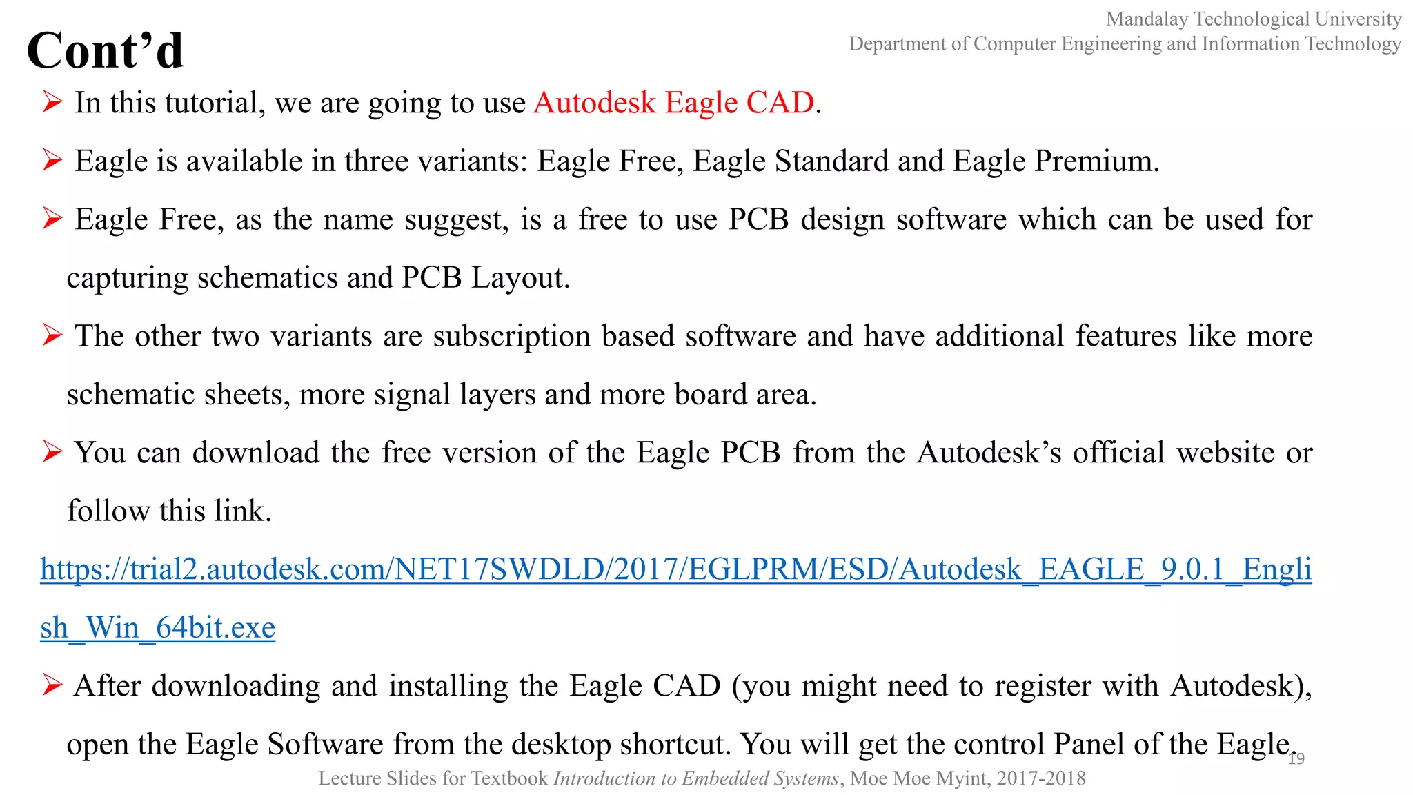 Schematic and PCB Design Using Eagle | PPTX
