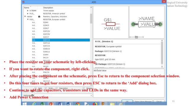 Schematic and PCB Design Using Eagle | PPTX | Desktop Publishing | Computer Software and ...