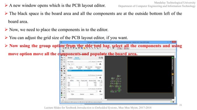 Schematic and PCB Design Using Eagle | PPTX | Desktop Publishing | Computer Software and ...