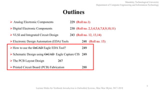 Schematic and PCB Design Using Eagle | PPTX | Desktop Publishing ...