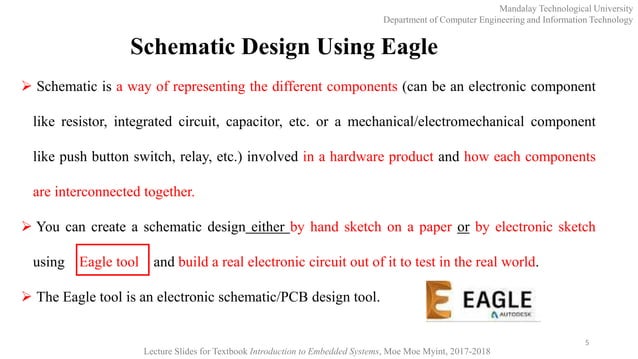 Schematic and PCB Design Using Eagle | PPTX | Desktop Publishing | Computer Software and ...