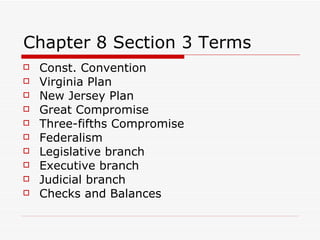 Chapter 8 Section 3 Notes | PPT
