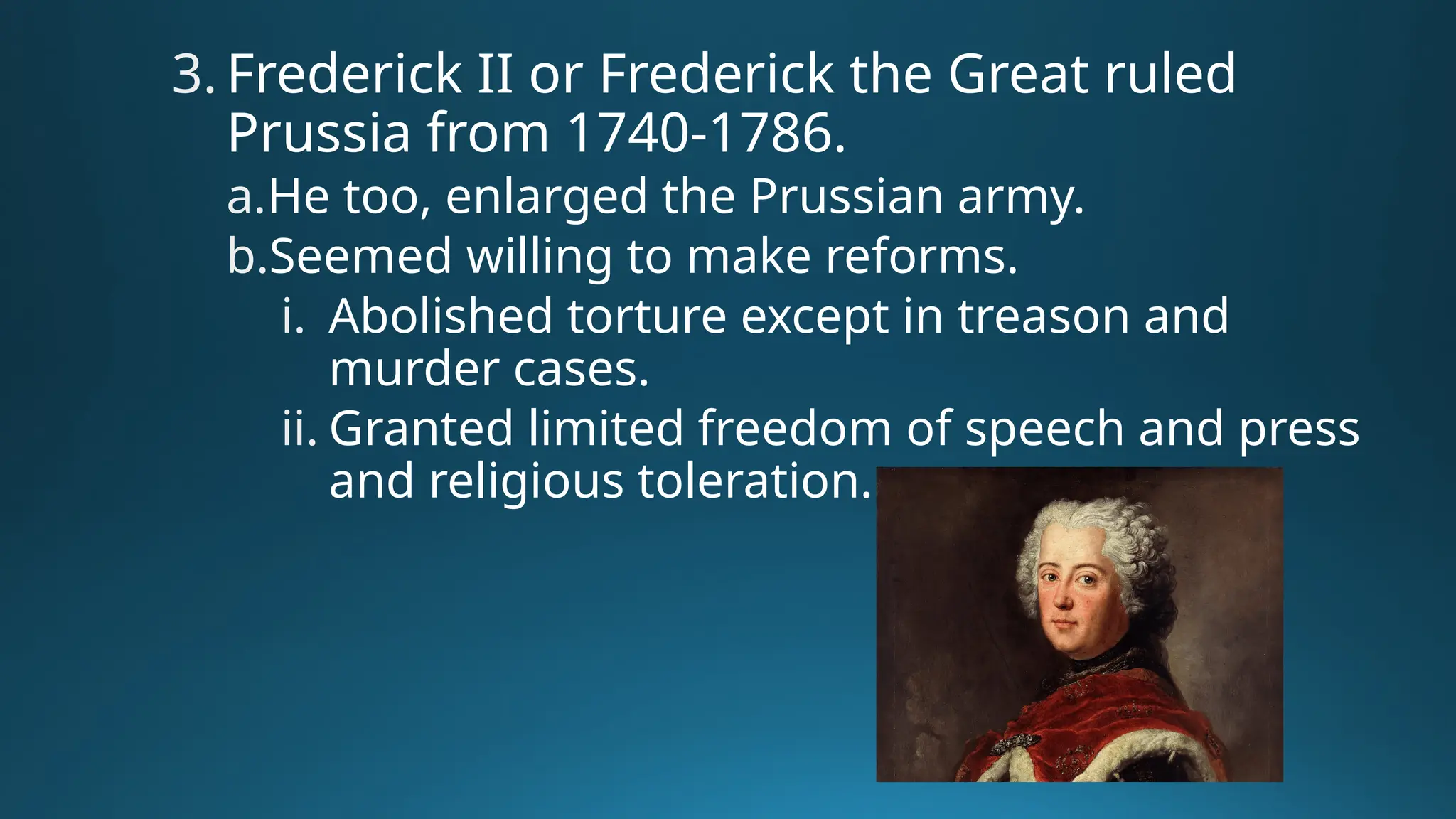 Chapter 8 Section 3 PowerPoint - Enlightened Absolutism and the Balance ...