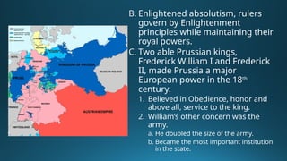 Chapter 8 Section 3 PowerPoint - Enlightened Absolutism and the Balance ...