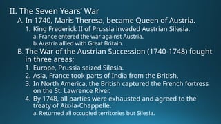 Chapter 8 Section 3 PowerPoint - Enlightened Absolutism and the Balance ...