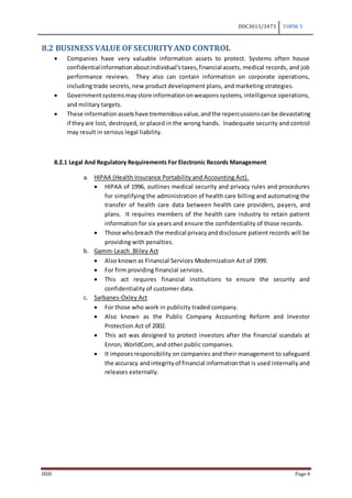 Chapter 8 securing information systems MIS | DOCX