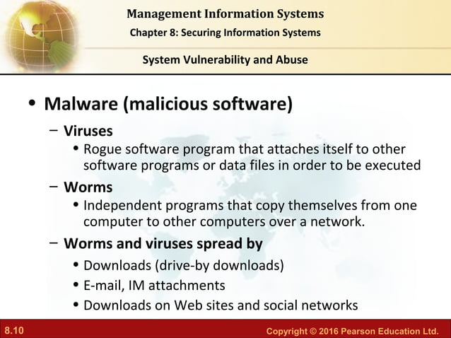 Chapter 8 securing information systems | PDF
