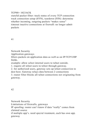 Chapter 8SecurityComputer Networking A Top Down Approach .docx
