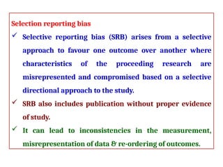 Chapter 8 selective reporting.......pptx