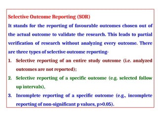 Chapter 8 selective reporting.......pptx