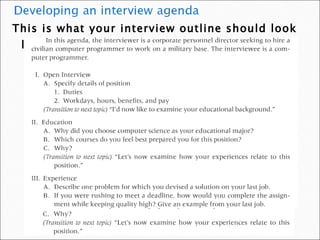 Chapter 8: The Interview | PPT