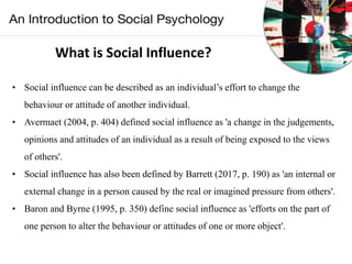Chapter 8 Social Influence | PPTX