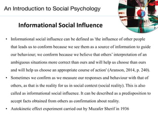 Chapter 8 Social Influence | PPTX