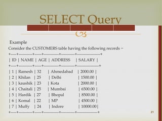 chapter 8 SQL.ppt | Databases | Computer Software and Applications