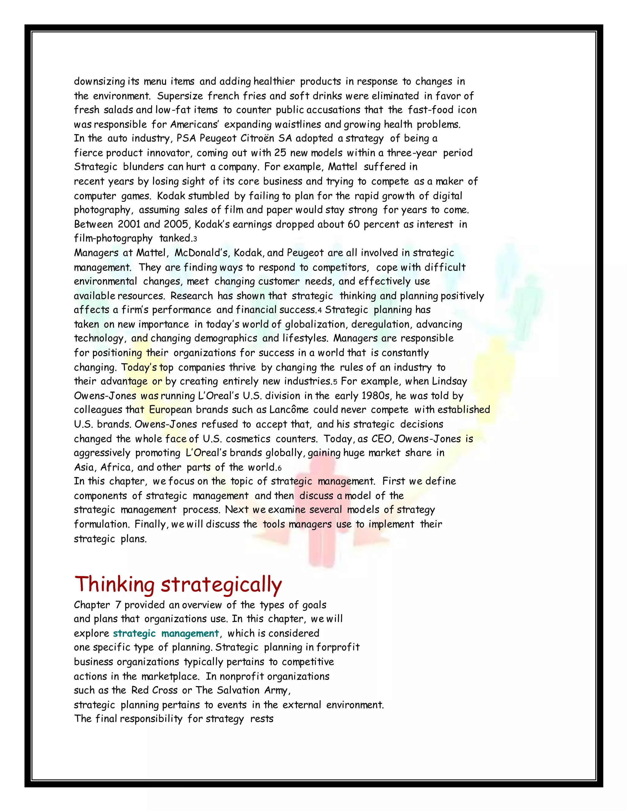 STRATEGY FORMULATION AND IMPLEMENTATION | DOCX