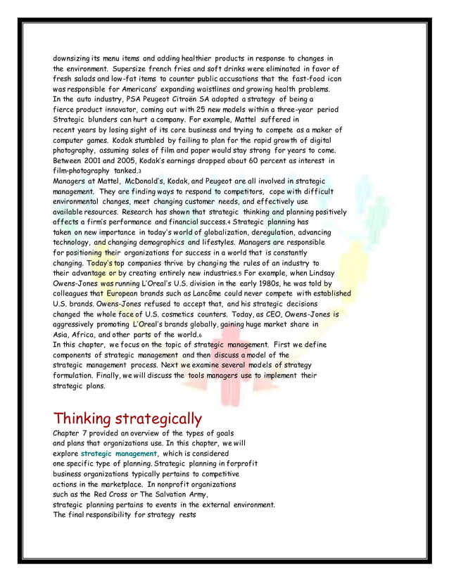 STRATEGY FORMULATION AND IMPLEMENTATION | PDF