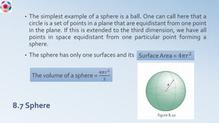 C8: Surface Area and Volume | PPTX