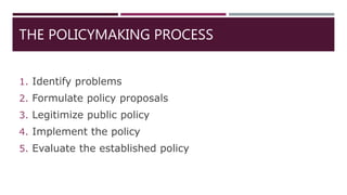 Chapter 8 the making of governmental policy | PPT