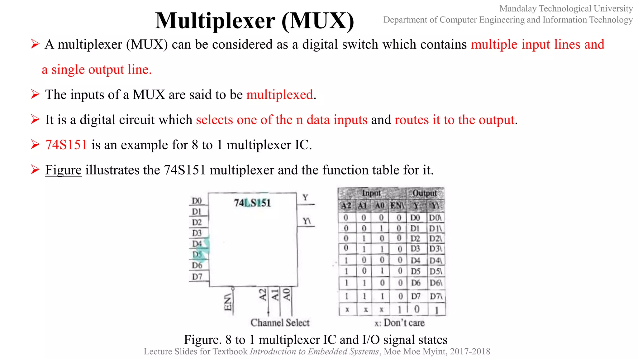 Chapter 8 Embedded Hardware Design and Development (third portion) | PPTX
