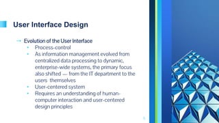 Chapter 8 User Interface Design | PPTX