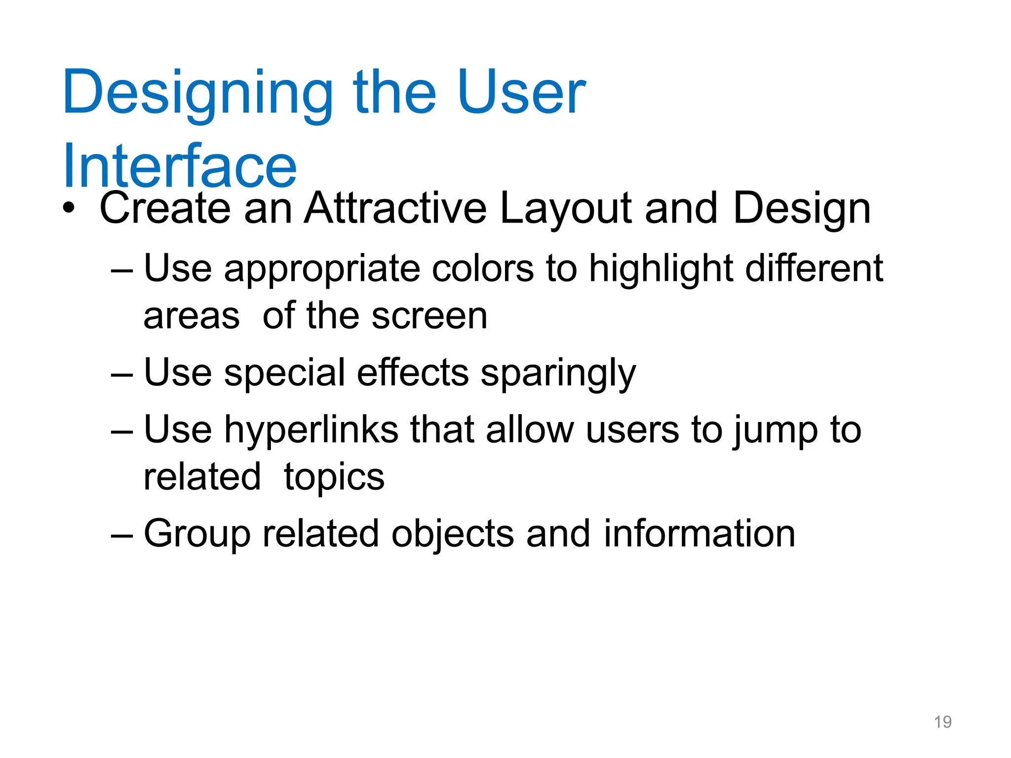 Chapter 8 User Interface Design .pptxInformation Technology Project ...
