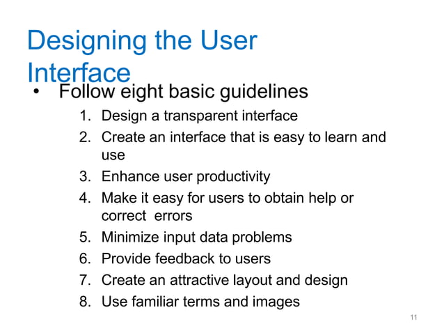 Chapter 8 User Interface Design .pptxInformation Technology Project Managemen | PPTX