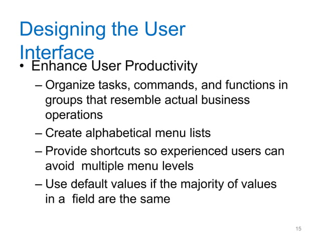 Chapter 8 User Interface Design Pptxinformation Technology Project Managemen Ppt 