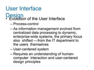 Chapter 8 User Interface Design .pptxInformation Technology Project ...