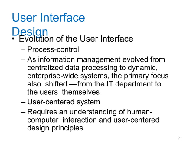 Chapter 8 User Interface Design .pptxInformation Technology Project ...
