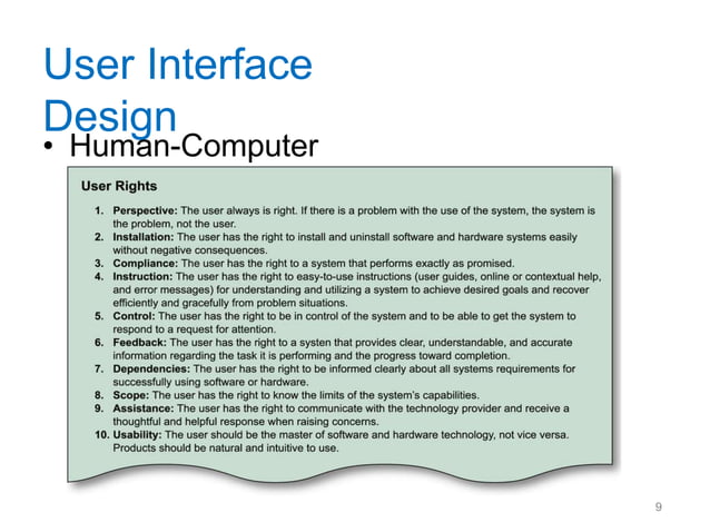 Chapter 8 User Interface Design .pptxInformation Technology Project Managemen | PPTX