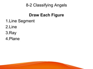 Chapter 8 Geometric Figures Warm Ups | PPT