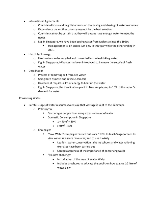Chapter 8 water resources | PDF