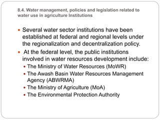 CHAPTER 8 water source and irrigation potential of Ethiopia.pptx