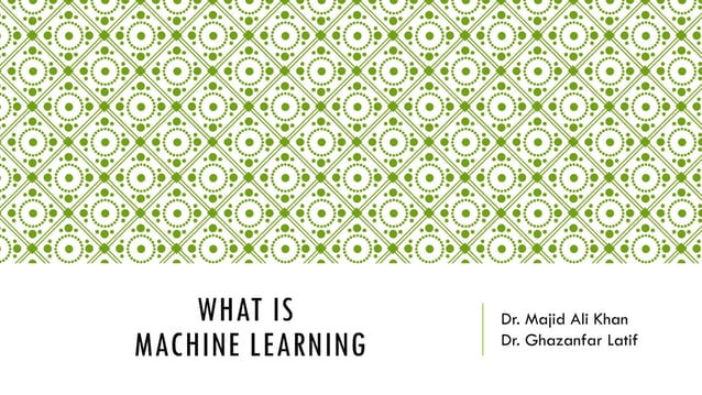 Chapter8_What_Is_Machine_Learning Testing Cases | PPT