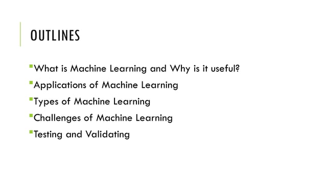 Chapter8_What_Is_Machine_Learning Testing Cases | PPT