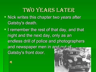 The Great Gatsby Chapter 9 | PPT