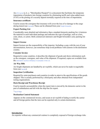 Chapter 9 | DOC | Logistics | Business